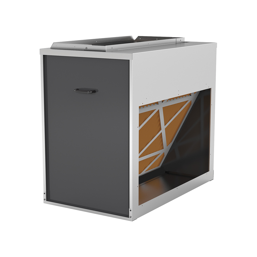 Air Cleaner, Right Angle Filter, 20 in x 25 in, 16 in WD