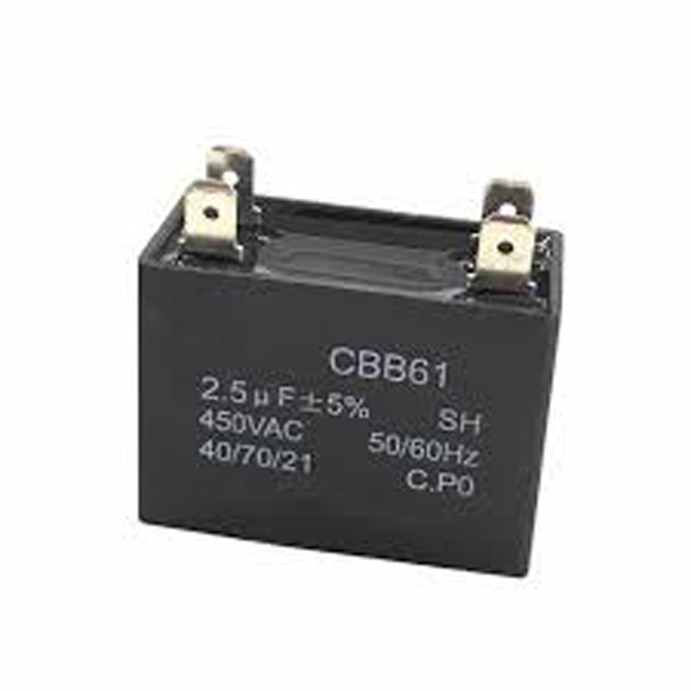 Capacitor, Run, 3 MFD, 450 V, 50/60 Hz