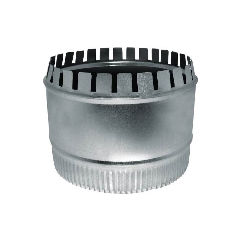 Duct Collar, Long Flat Start, 10 in Dia, 30 gauge THK