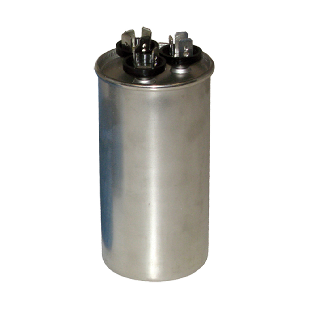 Capacitor, Dual Run, 40/5 MFD, 440 V, 50/60 Hz, Round