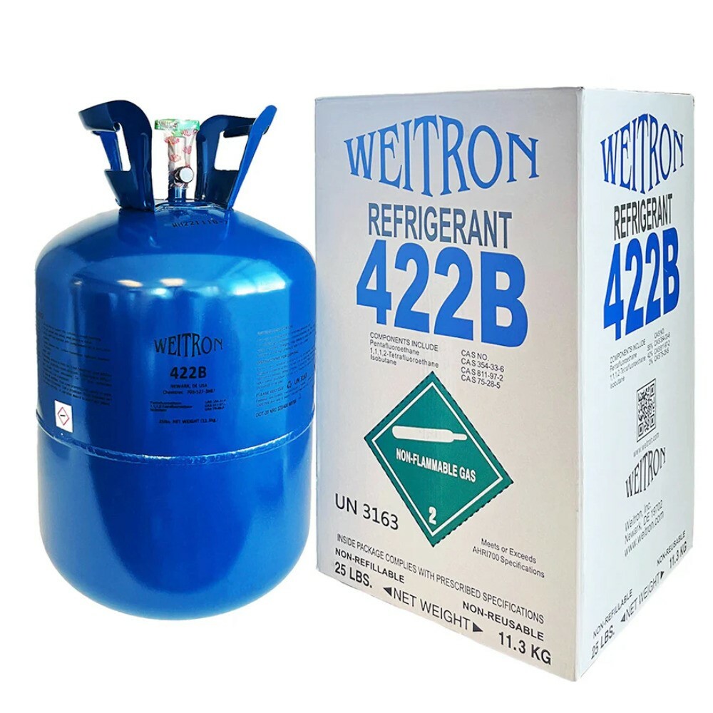 Chemical, Refrigerant, 25 lb Cylinder, Gas, Slight Ethereal