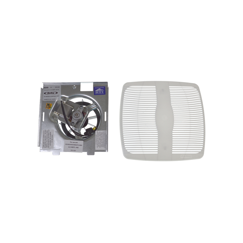 Contractor Pack Fan Trim Kit, 10 in WD, 9.5 in LG, Ceiling