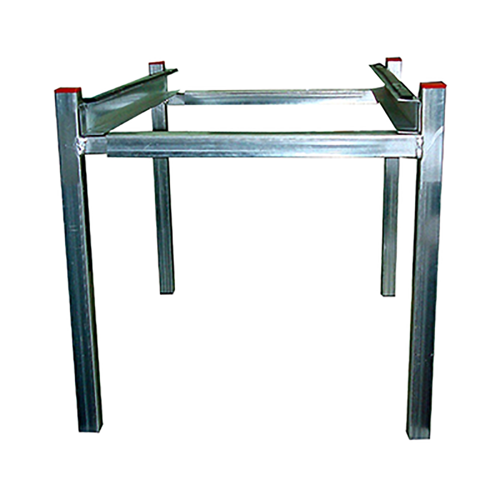 Duct Stand, Air Handler, 18 in HT, 22 in DP, Galv Steel