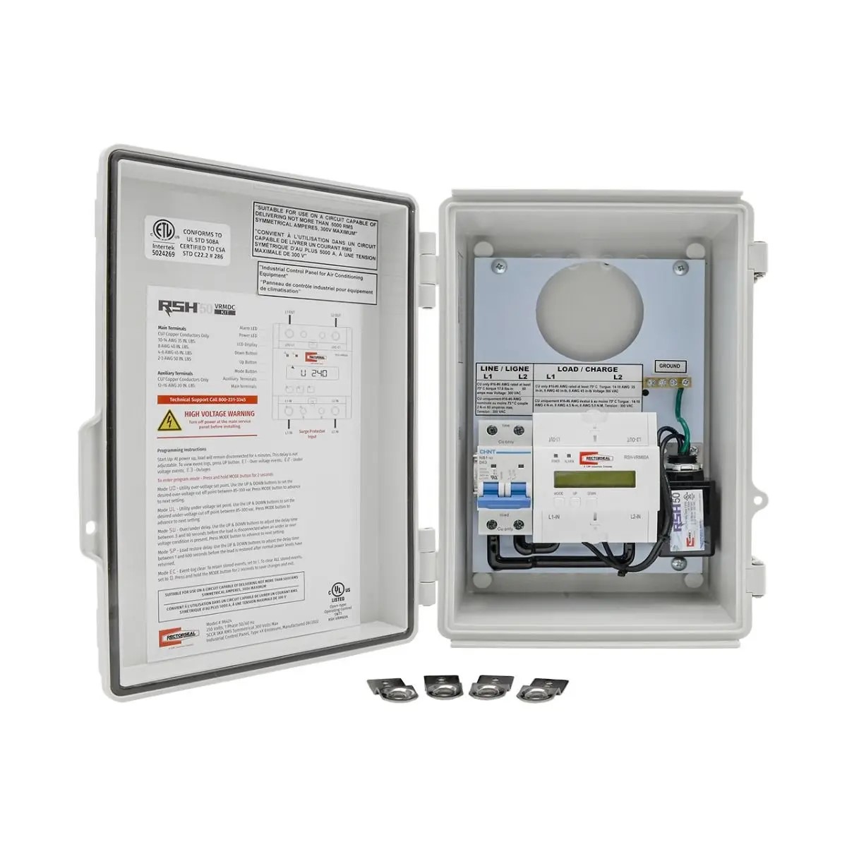 RS-50 Surge Protector, Voltage Range Monitor & Disconnect Kit