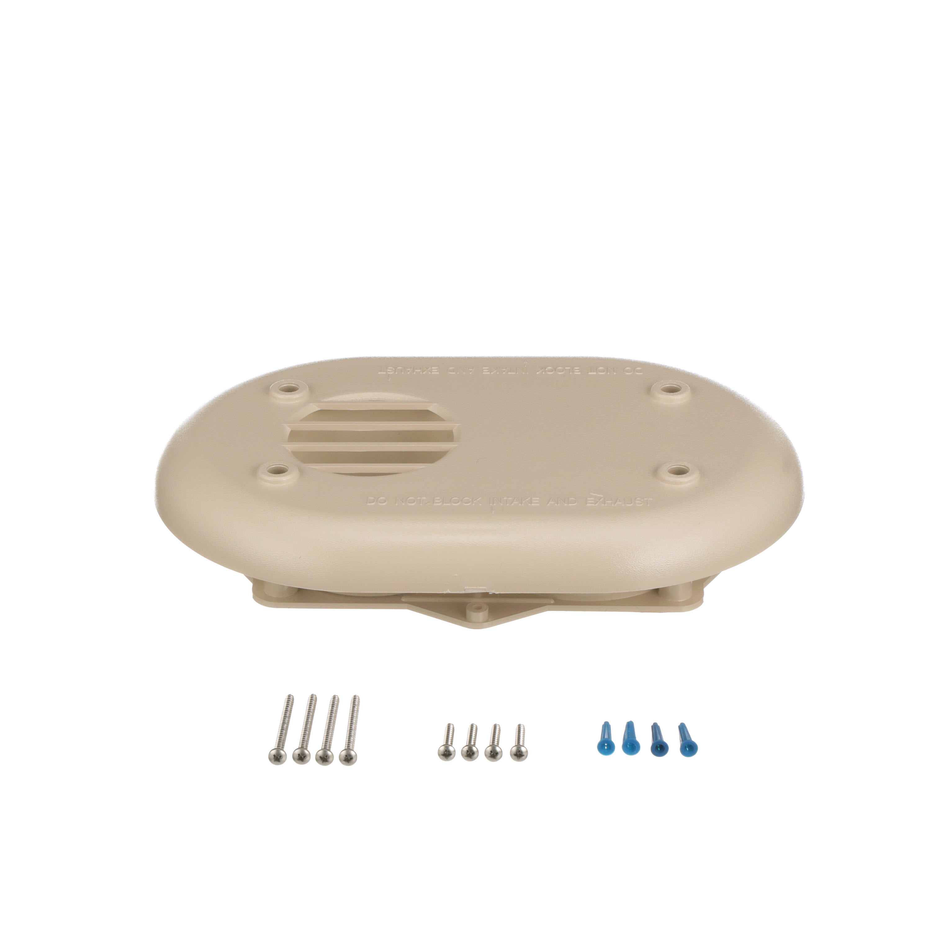 Direct Furnace Side Wall Vent Kit, Plastic, Flush