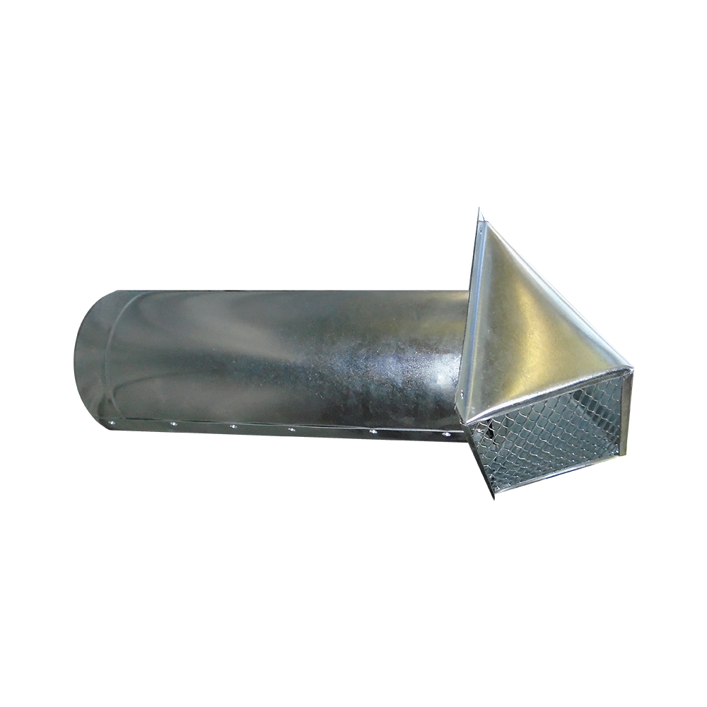 Wall Vent, 10 inch, Standard, Damper, Screen, 26 gauge THK