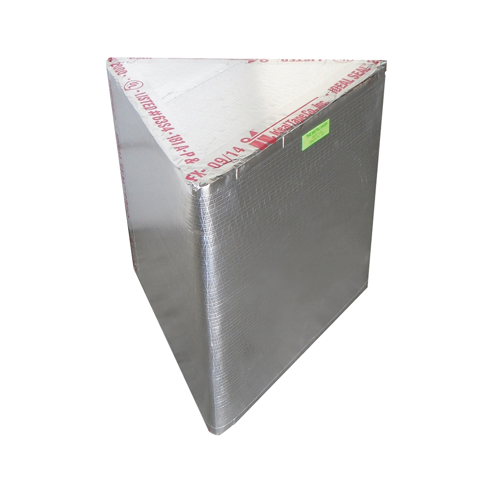 Duct Box, Triangle Mixing, Pre-Assembled, Large, 19 in LG