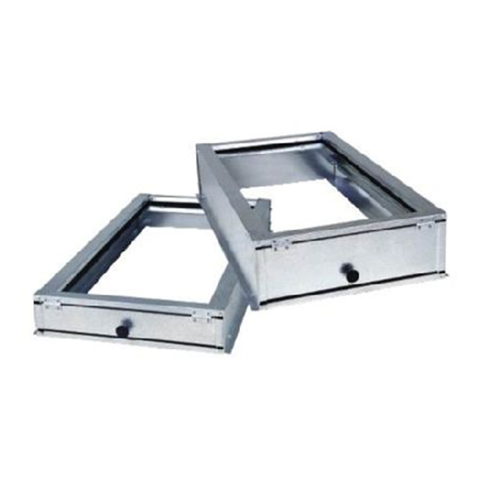 Filter Housing, Electric AHU, Galv Steel, Silver