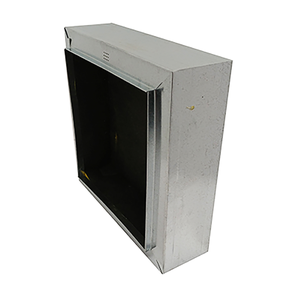 Duct Box, Board, 12 in WD, 4.5 in HT, 12 in LG, 30 gauge THK