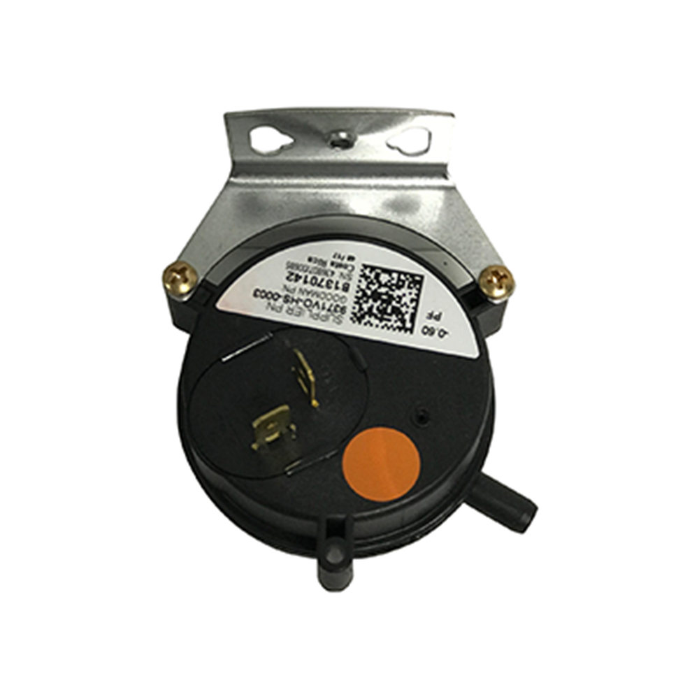 Pressure Switch, Air, -0.6 in wc, NO, Orange