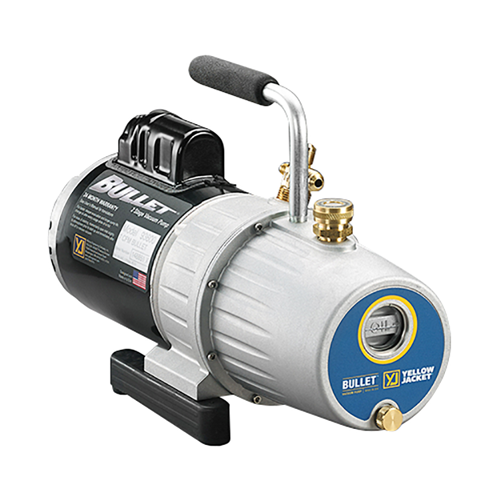 Vacuum Pump, Bullet, 1/2 hp, 1725 rpm, 7 cfm, 2 Stages, 25